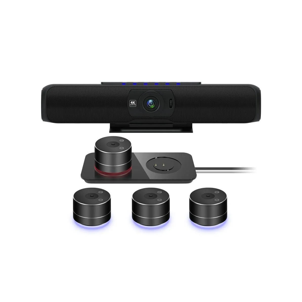 Видеобар 4K с микрофонным массивом CleverMic Array V4K4M - ВКС